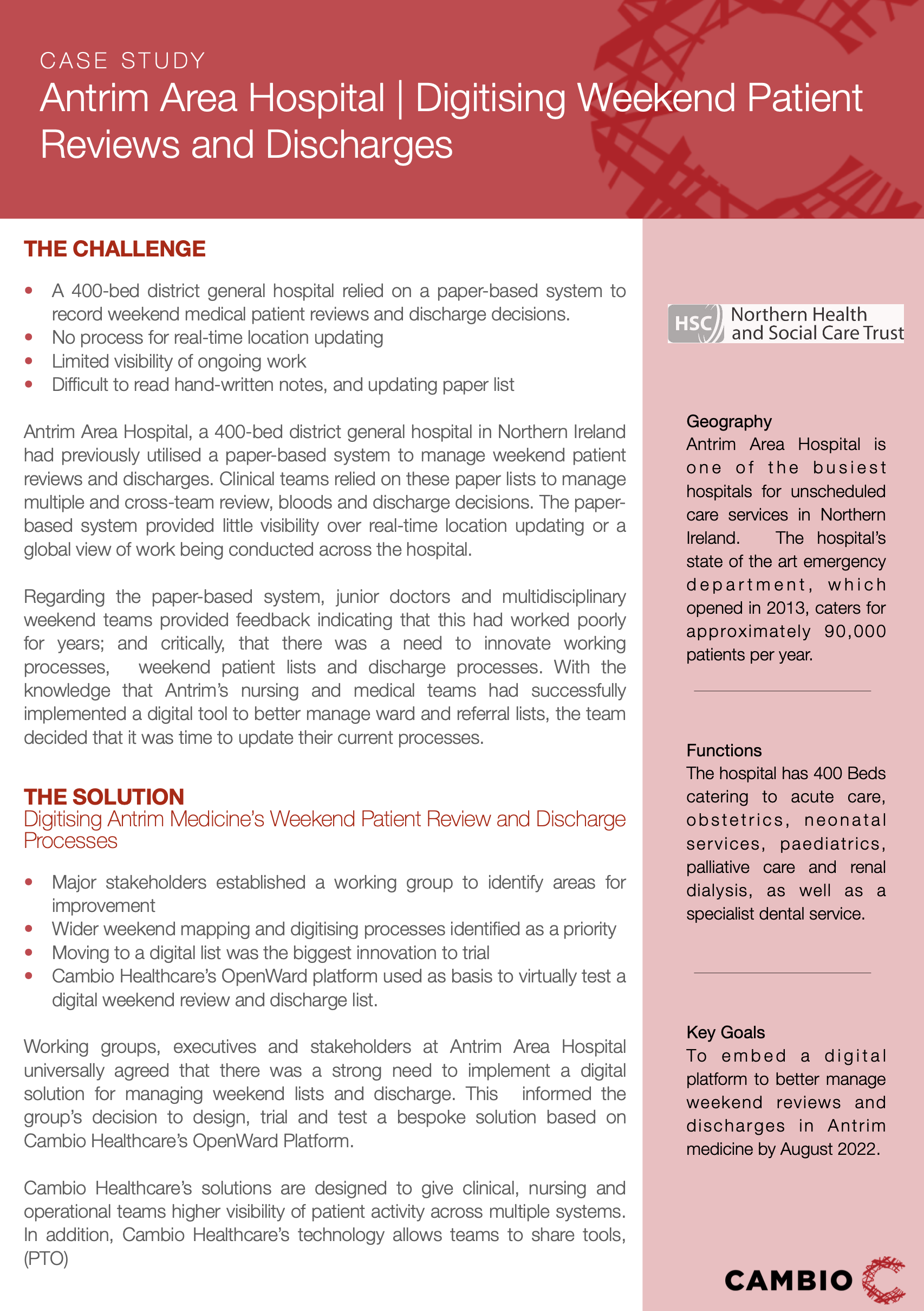 Case Study - North Antrim Cambio - Cambio UK